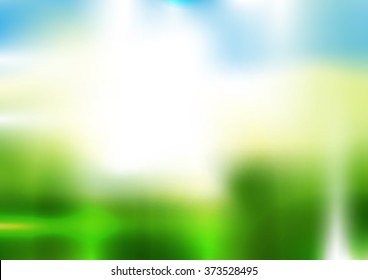 Spring Color Background Green Poster Vector Stock Vector (Royalty Free ...