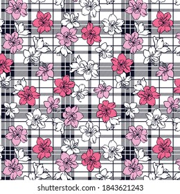 Roses Botanical Blue Flowers Pattern Textile Stock Vector (Royalty Free ...
