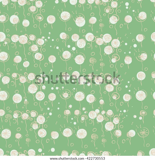 Spring Summer Seamless Texture Flowers Stock Vector (Royalty Free ...