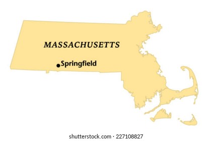 Springfield Massachusetts Locate Map 스톡 벡터(로열티 프리) 227108827 | Shutterstock