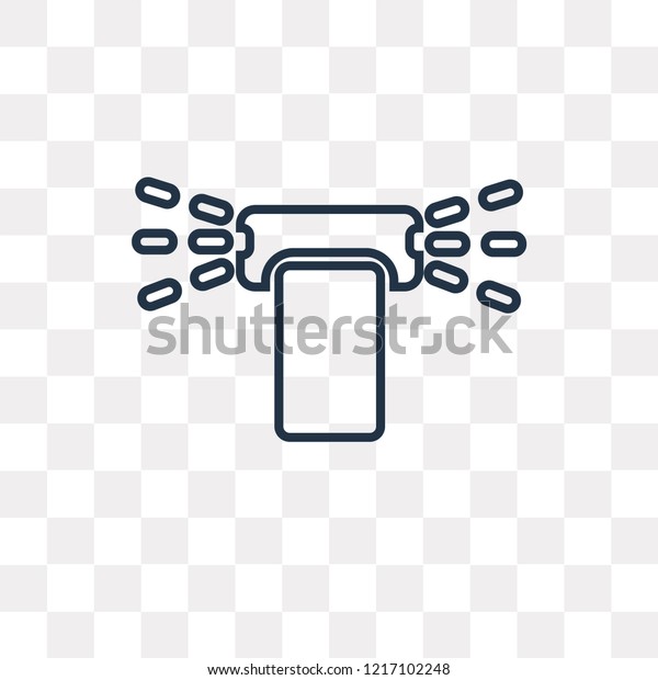 Sprinkle Vector Outline Icon Isolated On Stock Vector (Royalty Free ...
