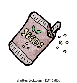 Seed Packet Cartoon Stock Illustration 96289976