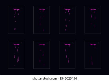 Sprite Sheet Poison Drops Animation Falling: เวกเตอร์สต็อก (ปลอดค่า ...
