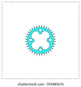 Sprockets Outline Vector Icon Black Editable Stock Vector (Royalty Free ...