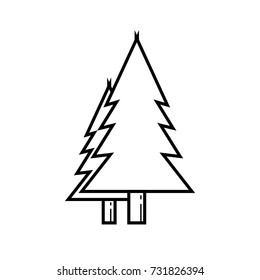Spruce Icon Outline Stock Vector (Royalty Free) 731826394 | Shutterstock