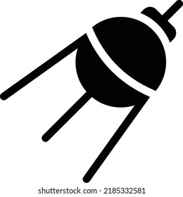 Sputnik Vector Illustration On Transparent Background Stock Vector ...