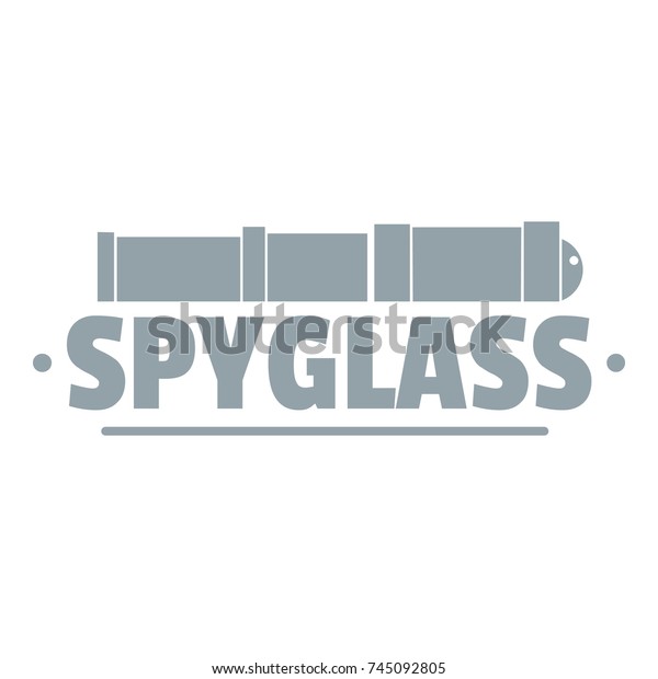 Spyglass Logo Simple Illustration Spyglass Vector Stock Vector (Royalty ...
