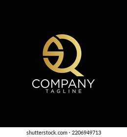 Sq Logo Design Premium Vector Templates Stock Vector (Royalty Free ...