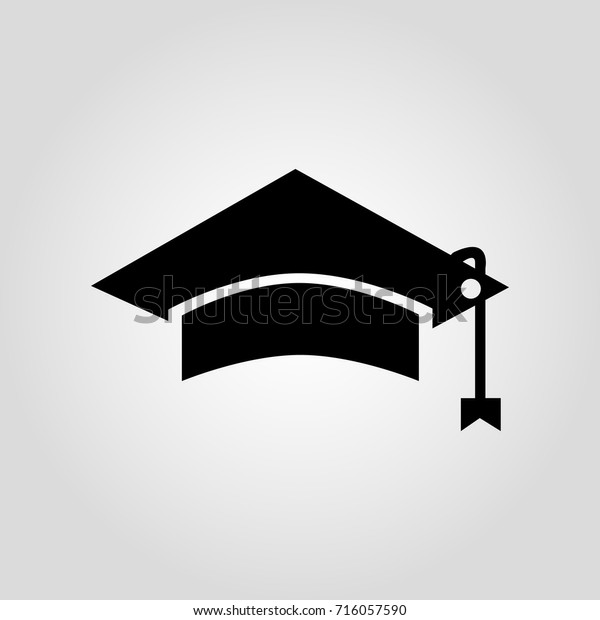 Square Academic Graduate Cap Stock Vector (Royalty Free) 716057590