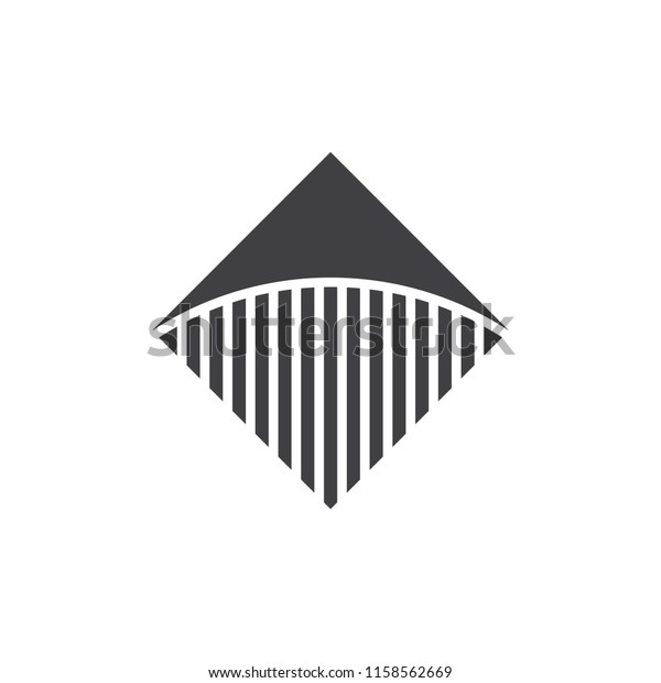 Square Airplane Fly Symbol Logo Vector Stock Vector (Royalty Free ...