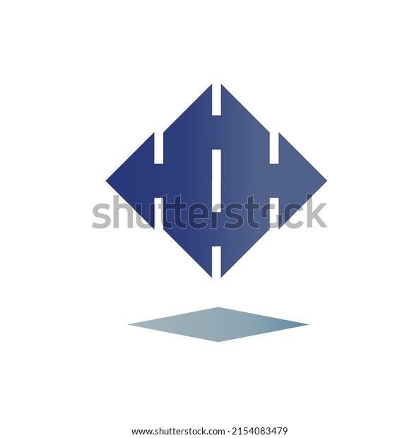 Square Arrow Logo Symbol Design Stock Vector (Royalty Free) 2154083479 ...