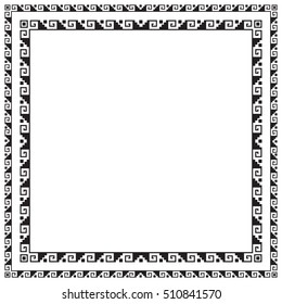 Square Black Geometric Borders Stock Vector (Royalty Free) 510841570 ...