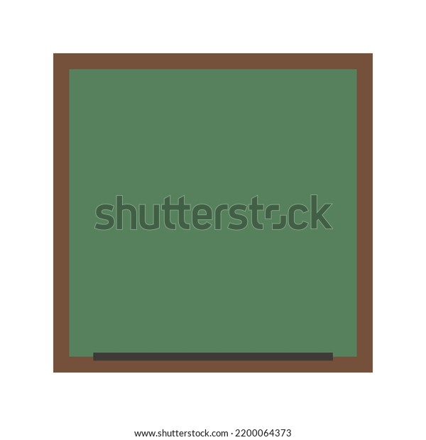 Square Blackboard Vector Illustration Isolated On Stock Vector (Royalty ...