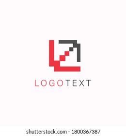 Square Box Logo Template Design Vector Stock Vector (Royalty Free ...