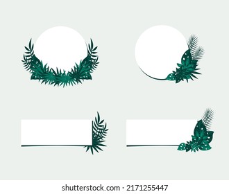 12,504 Tropical circle border Stock Illustrations, Images & Vectors ...