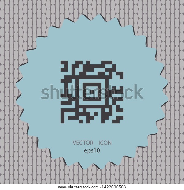 Square Code Vector Icon Web Design Stock Vector (Royalty Free ...