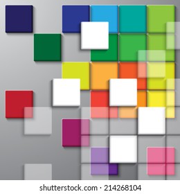Square Color Background: vector de stock (libre de regalías) 610118555 ...