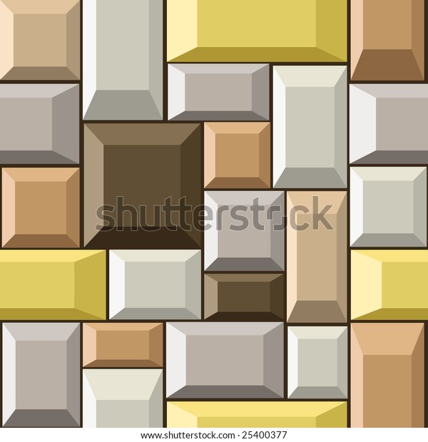 Square Color Stones Seamless Vector Illustration Stock Vector (Royalty ...