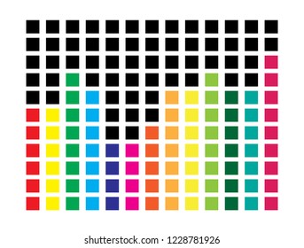 Square Diagram Equalizer Design Isolated On: เวกเตอร์สต็อก (ปลอดค่า ...