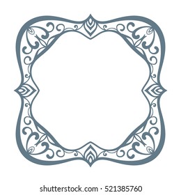 Square Frame Isolated Design Element Stock Vector (Royalty Free ...