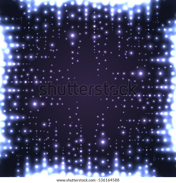 Square Frame Musical Equalizer Sequins Vector Stock Vector (Royalty ...