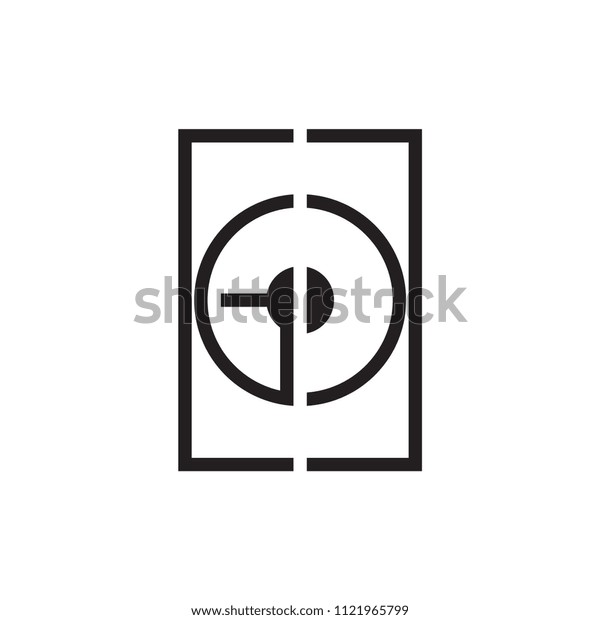 Square Gd Letter Logo Line Art Stock Vector (Royalty Free) 1121965799 ...