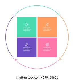 165 4 section box infographic Images, Stock Photos & Vectors | Shutterstock