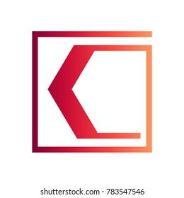 Square Letter C Initial Logo Stock Vector (Royalty Free) 783547546 ...