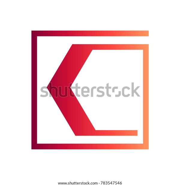 Square Letter C Initial Logo Stock Vector (Royalty Free) 783547546 ...