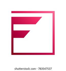 Square Letter F Initial Logo Stock Vector (Royalty Free) 783547537 ...