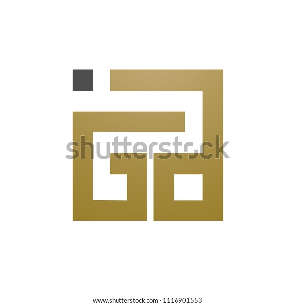 Square Letter G Logo Stock Vector (Royalty Free) 1116901553 | Shutterstock