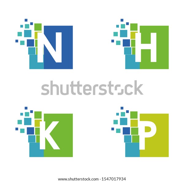 Square Letter Logo Design Inspiration Stock Vector (Royalty Free ...