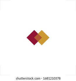 Square Logo Connected Design Geometric Stock Vector (Royalty Free ...