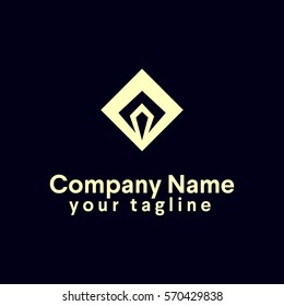 Square Logo Design Stock Vector (Royalty Free) 570429838 | Shutterstock
