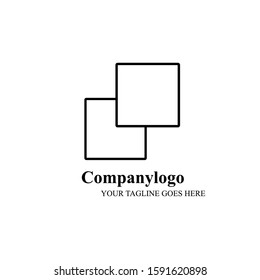 Square Logo Simple Your Company Stock Vector (Royalty Free) 1591620898 ...