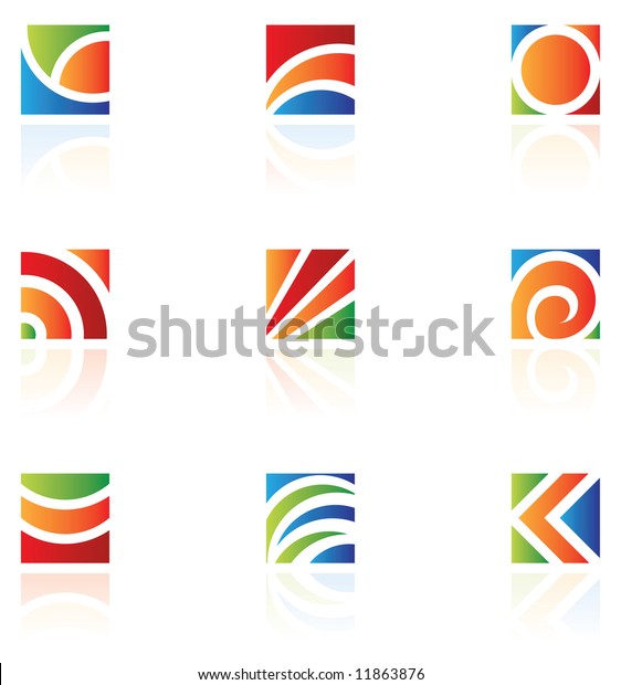 Square Logos Go Your Company Name Stock Vector (Royalty Free) 11863876