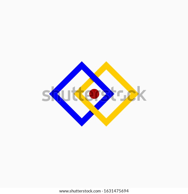 Square Logos Join Each Other Stock Vector (Royalty Free) 1631475694 ...