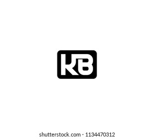 Square Modern Letter Kb Logo Design Stock Vector (Royalty Free ...