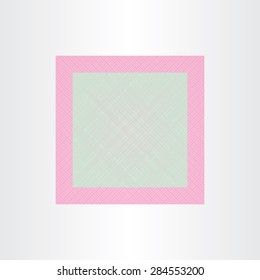 Square Net Wedding Invitation Template Design Stock Vector (Royalty ...