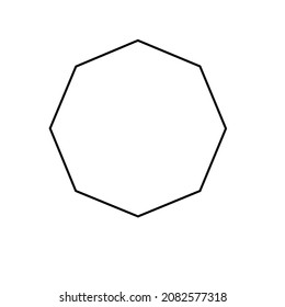Square Outline Layout Polygon Design Stock Vector (Royalty Free ...