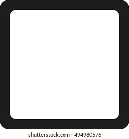 Square Outline Round Corners Stock Vector (Royalty Free) 494980576 ...