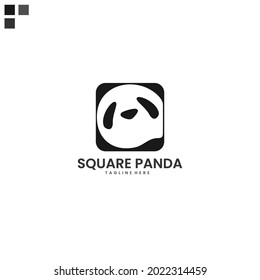Square Panda Logo Vector Company Business Stock Vector (Royalty Free ...