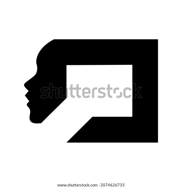 Square People Icon Design Concept Stock Vector (Royalty Free ...