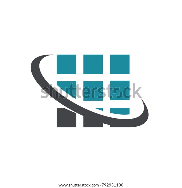 Square Pixel Swoosh Logo Icon Stock Vector (Royalty Free) 792951100 ...