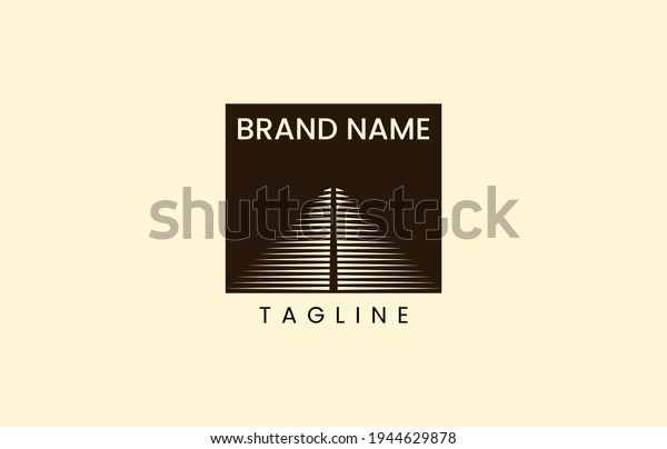 Square Pyramid Speed Line Logo Design Stock Vector (Royalty Free ...