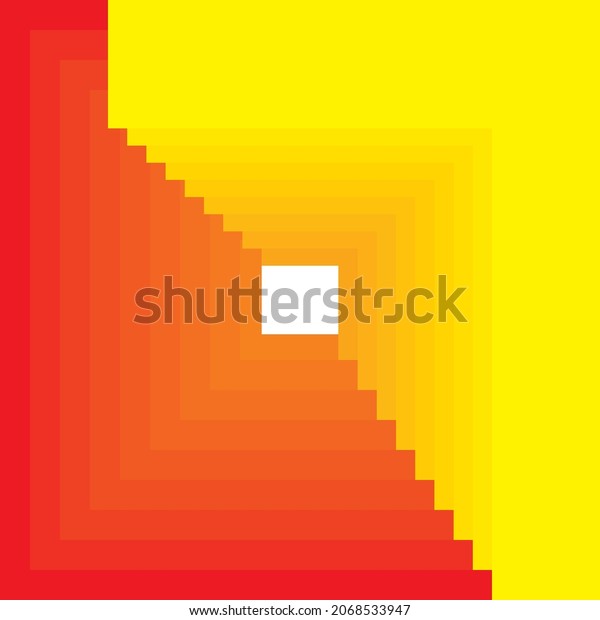 Square Red Yellow Logo Sign Vector Stock Vector (Royalty Free ...