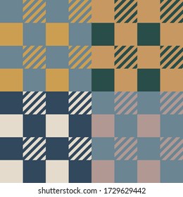 Square Shape Diagonal Stripes Vector Illustration Stock Vector (Royalty ...