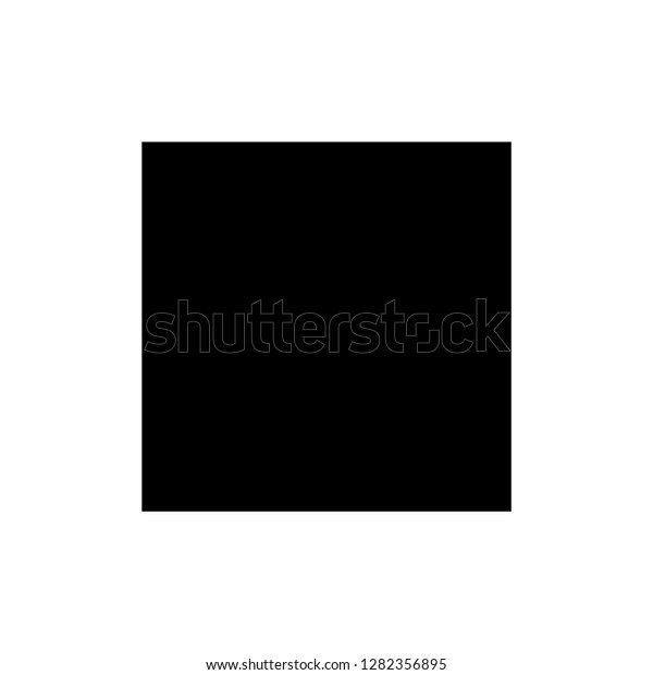 Square Shape Filled Icon Vector Stock Vector (Royalty Free) 1282356895 ...