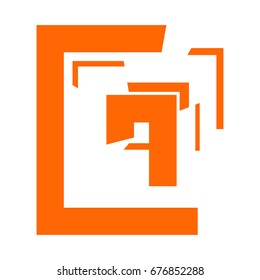 Square Sign Logo Emblem Stock Vector (Royalty Free) 676852288 ...