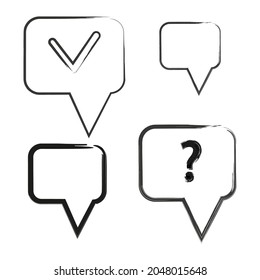 233 Question Mark Dialogue Box Images, Stock Photos & Vectors ...